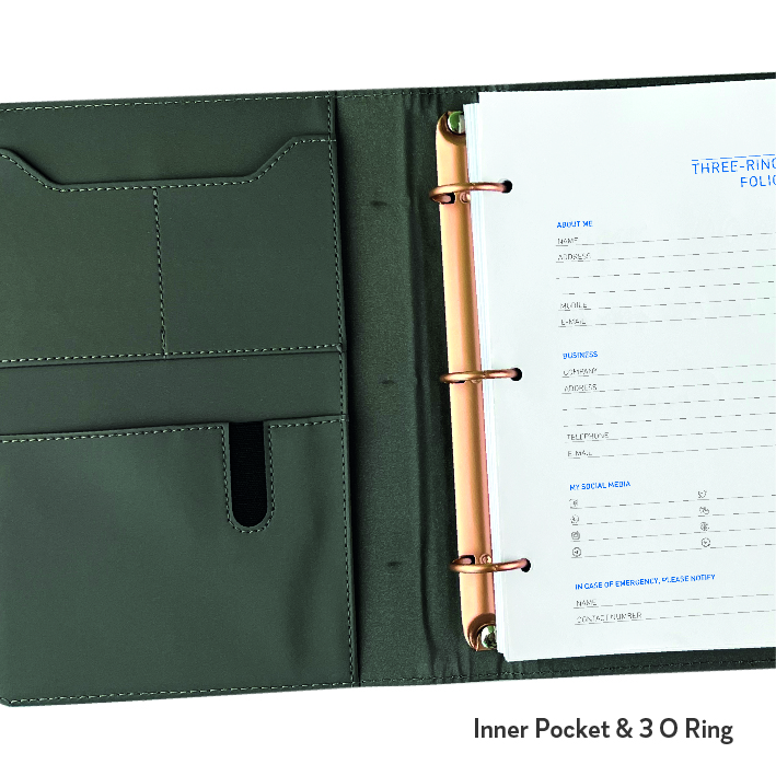 Three-Ring Folio Thermo PU Frico - Gift Planner